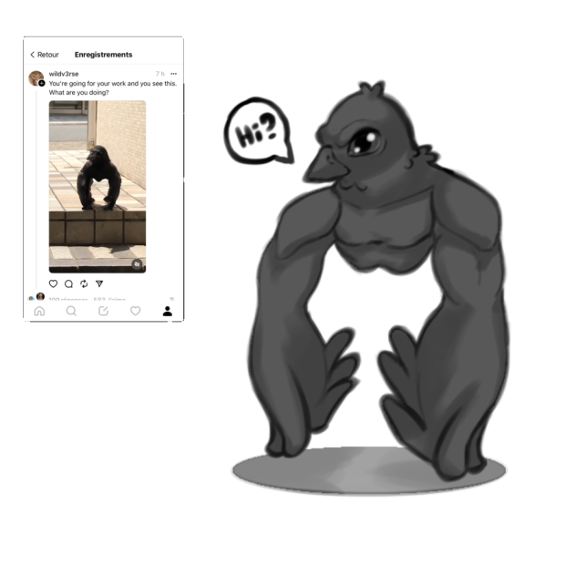 Crow muscle - ibisPaint