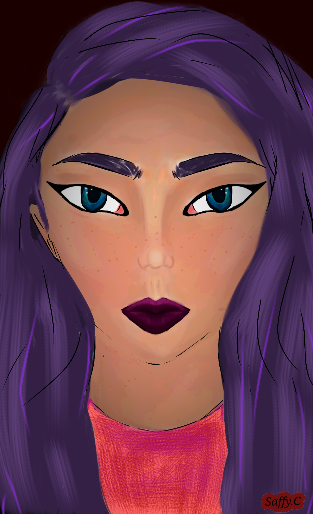 I'm Wide Awake. (Speed Drawing) - ibisPaint