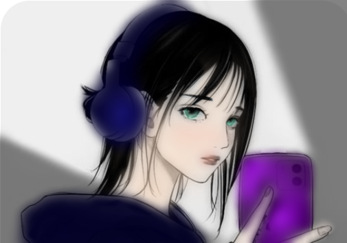 alone with your phone - in the night - ibisPaint