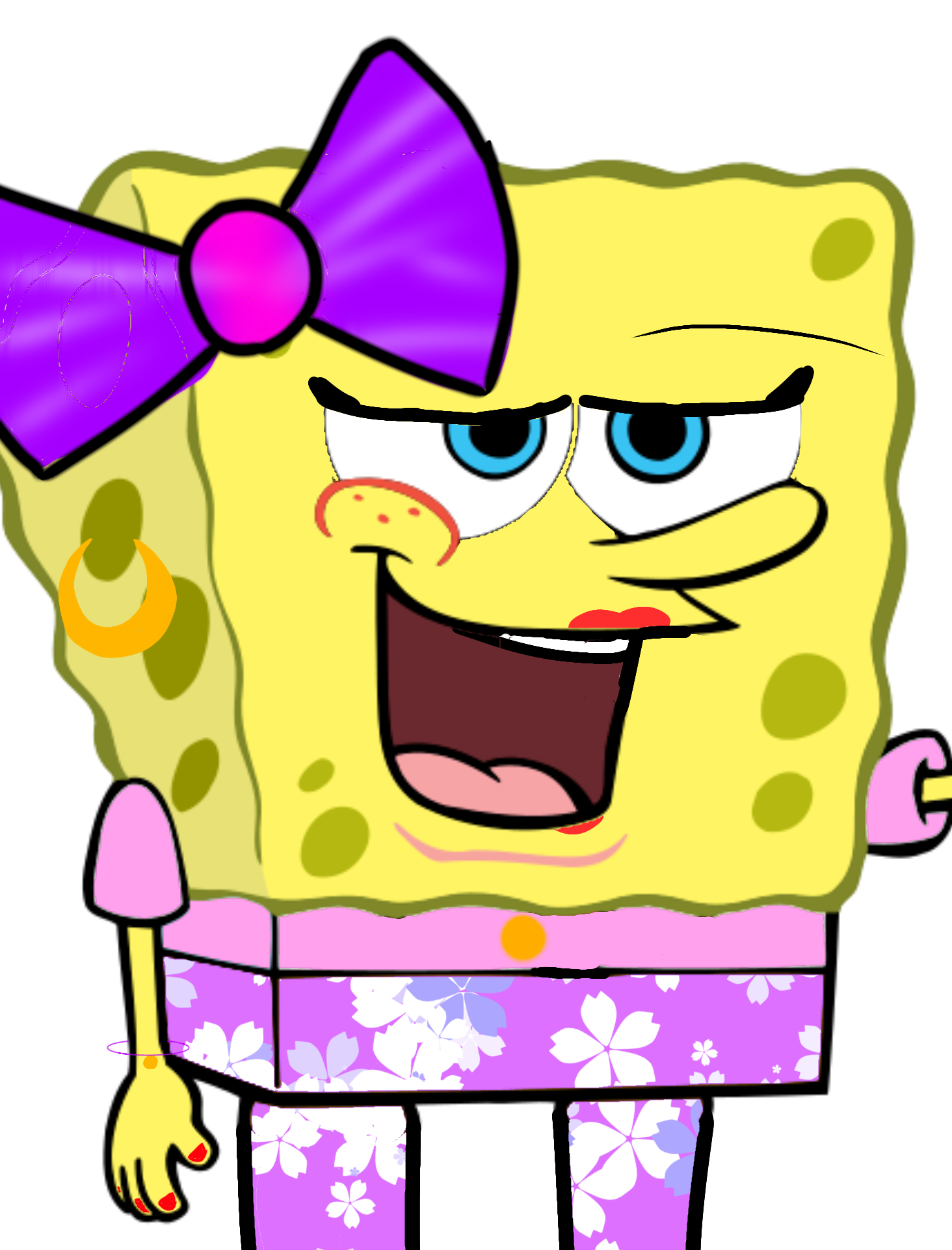 Spongebob as a girl - ibisPaint
