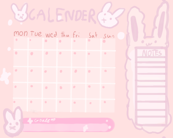 Free to use calendar - ibisPaint