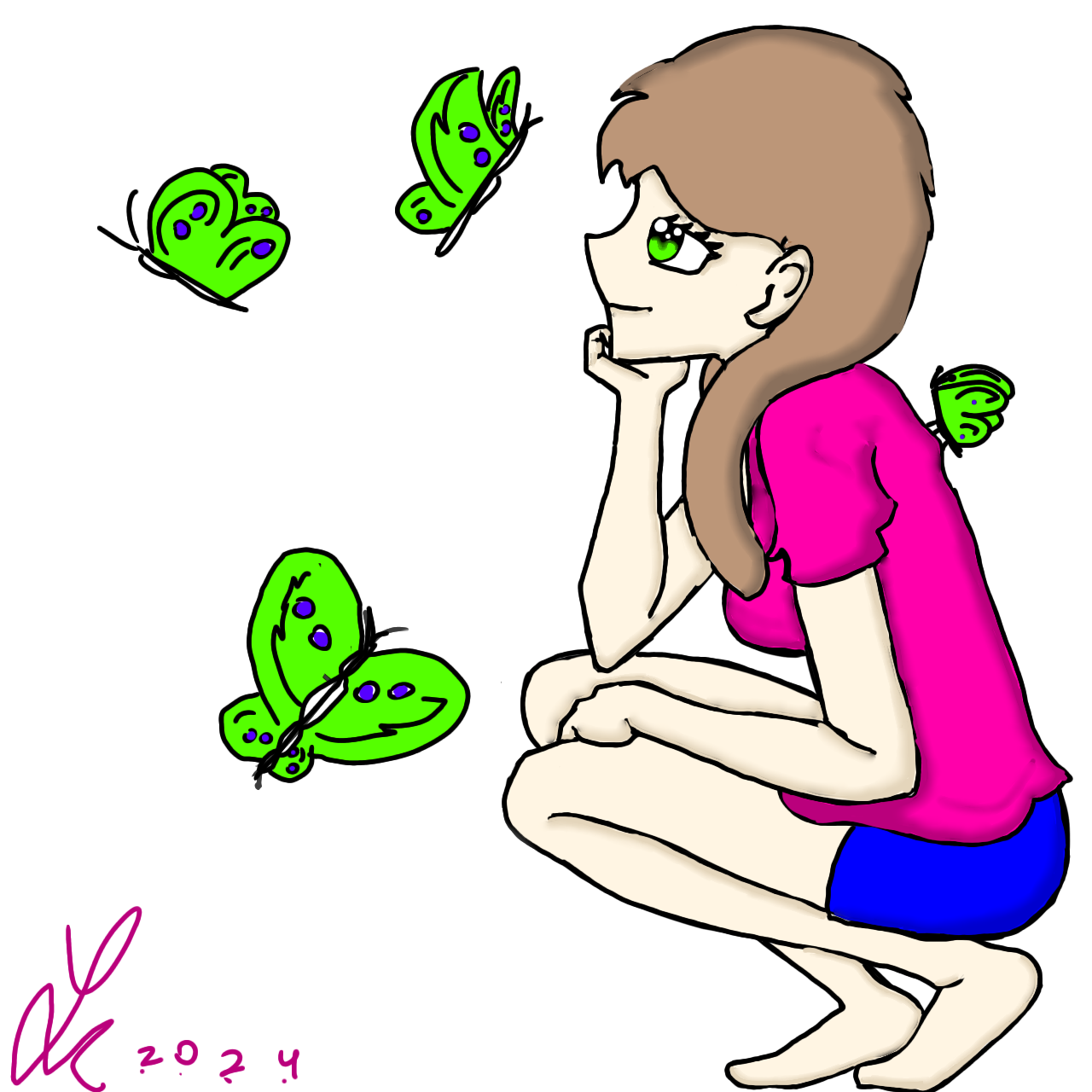 butterflies - ibisPaint