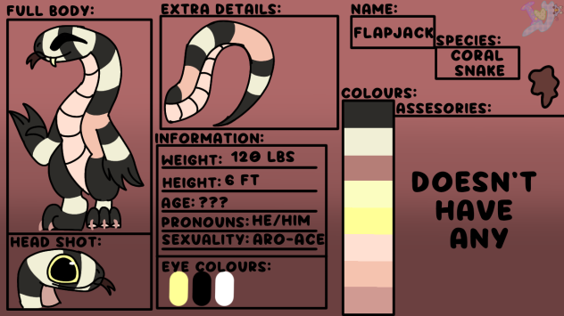 Flapjack Ref Sheet 2023 - ibisPaint