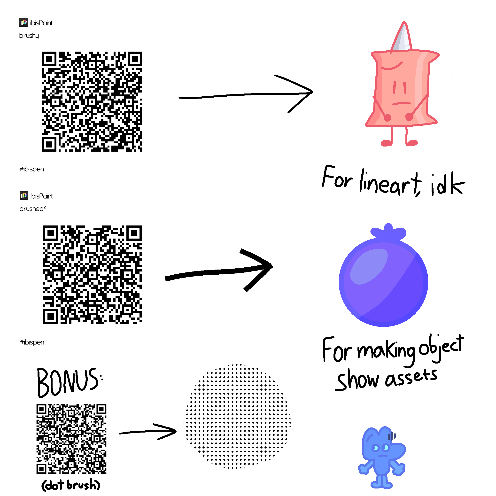 object show brushes!!!!! - ibisPaint