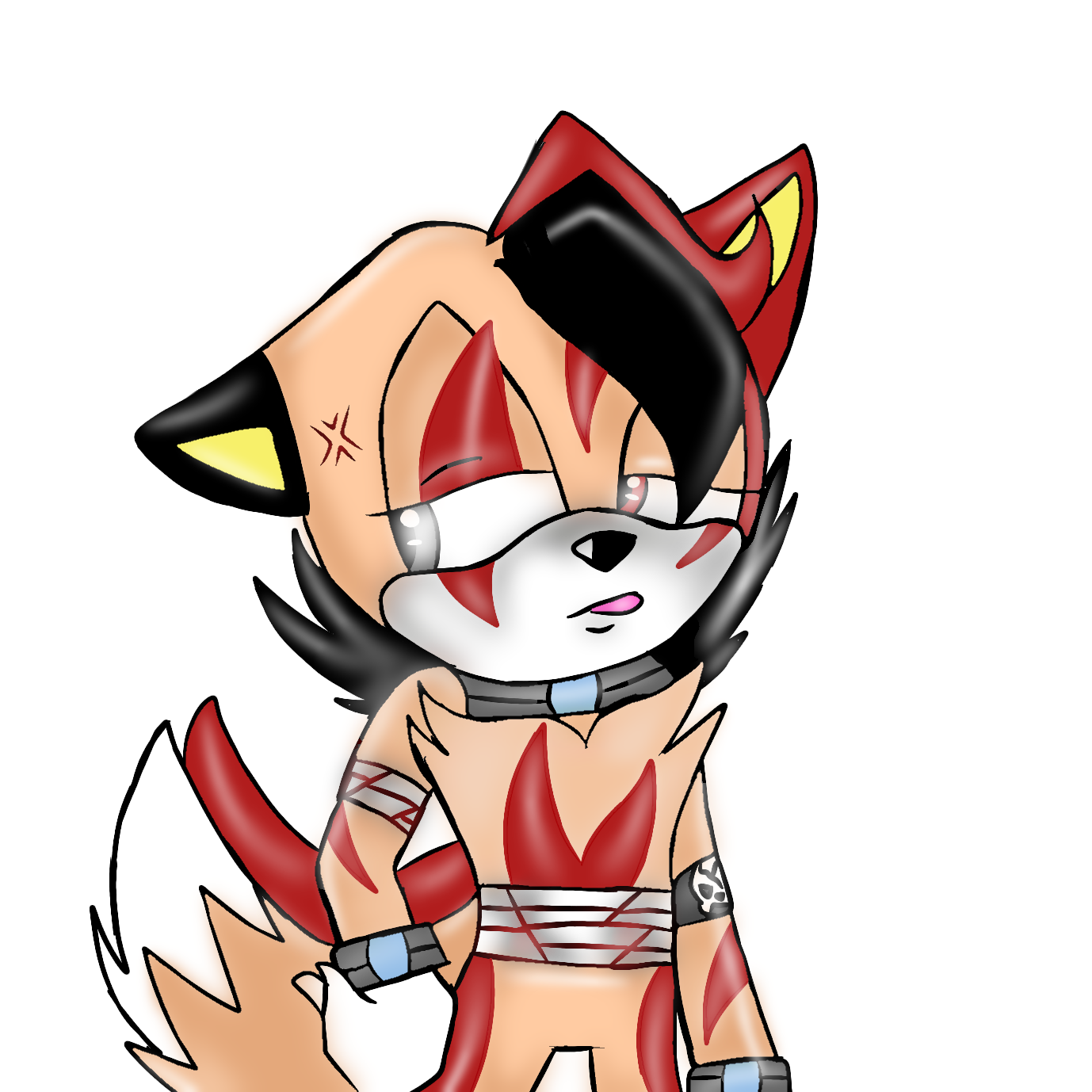 Skull the fox wolf - ibisPaint