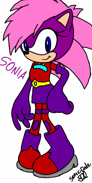 Modern Sonia the Hedgehog - ibisPaint