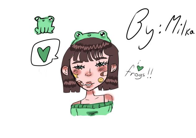 frog girl 💚🐸 - ibisPaint