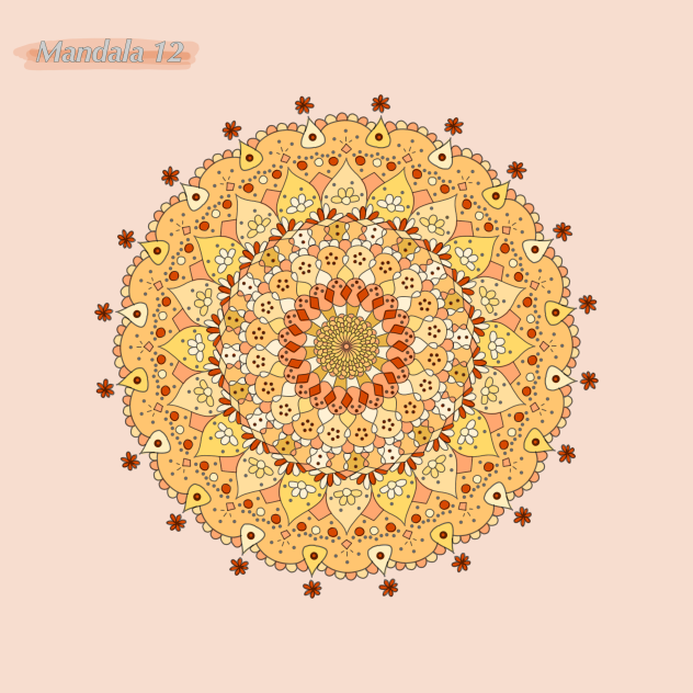 Mandala 12 - ibisPaint
