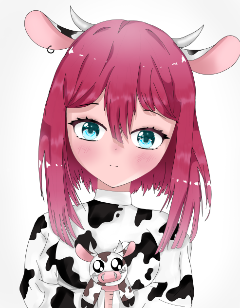 A cow - ibisPaint