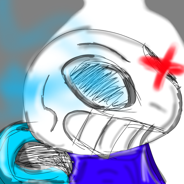 the sans with evil eye and full power - ibisPaint