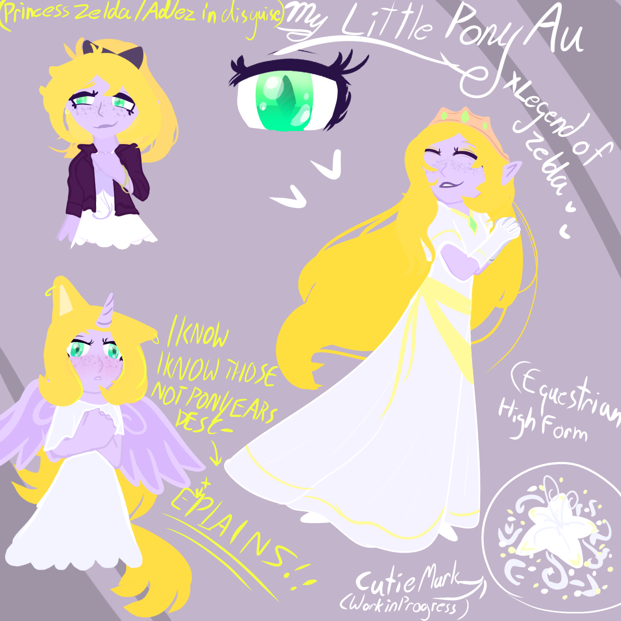 Princess Zelda MLP AU - ibisPaint