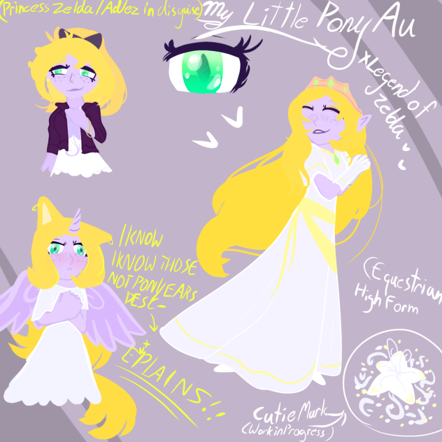 Princess Zelda MLP AU - ibisPaint