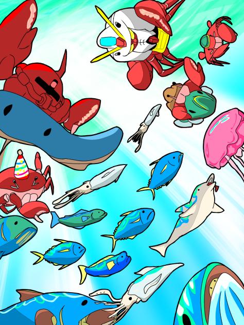 Ocean animals part 2 - ibisPaint