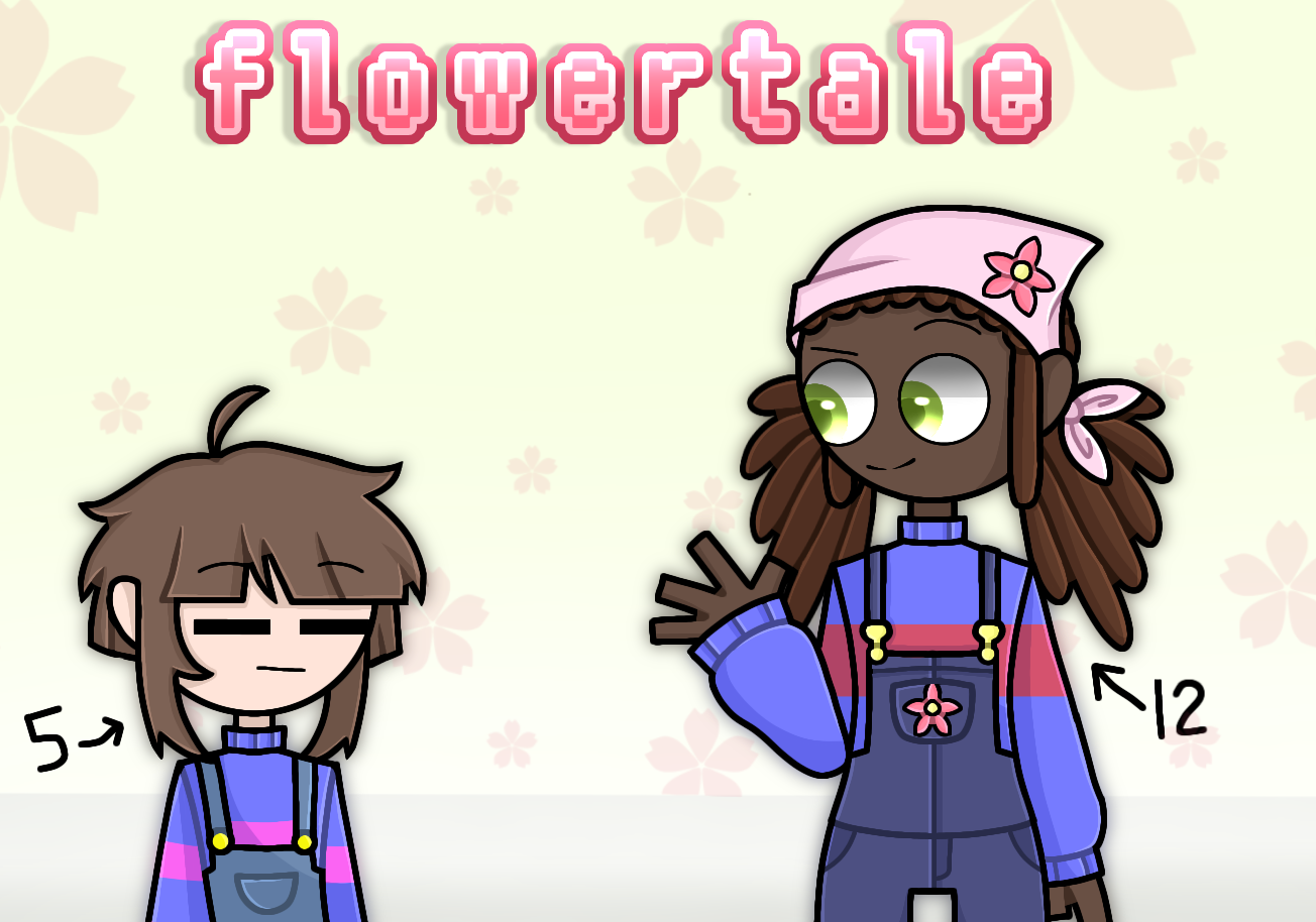 flower tale frisk and dst frisk - ibisPaint