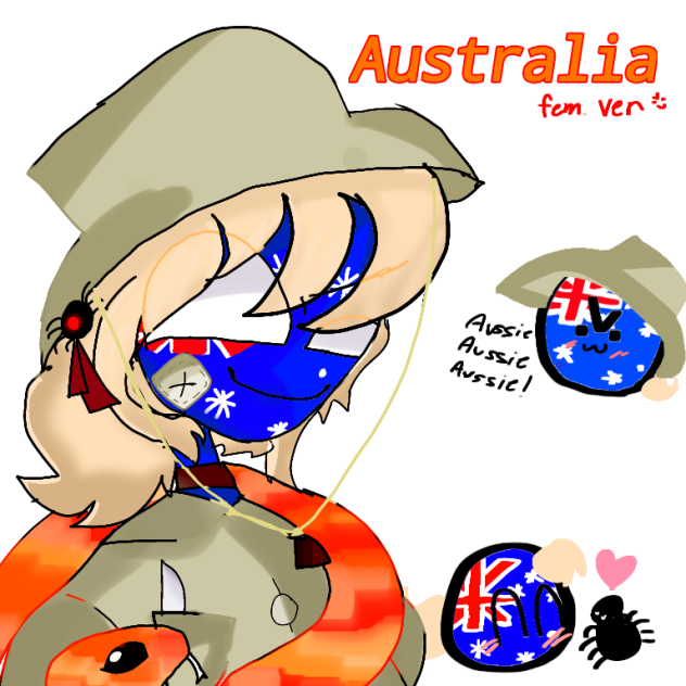 Australia 🇦🇺 Countryhumans - ibisPaint