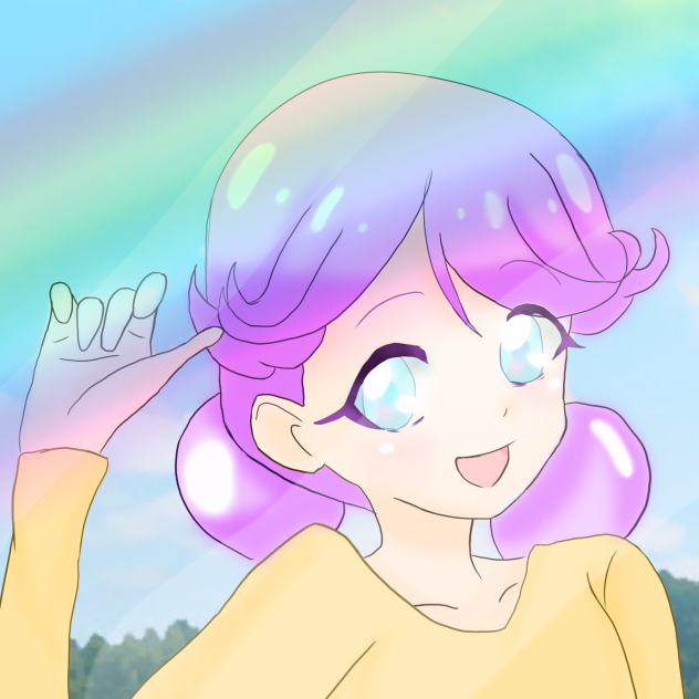 Murasaki awa (rainbow) - ibisPaint