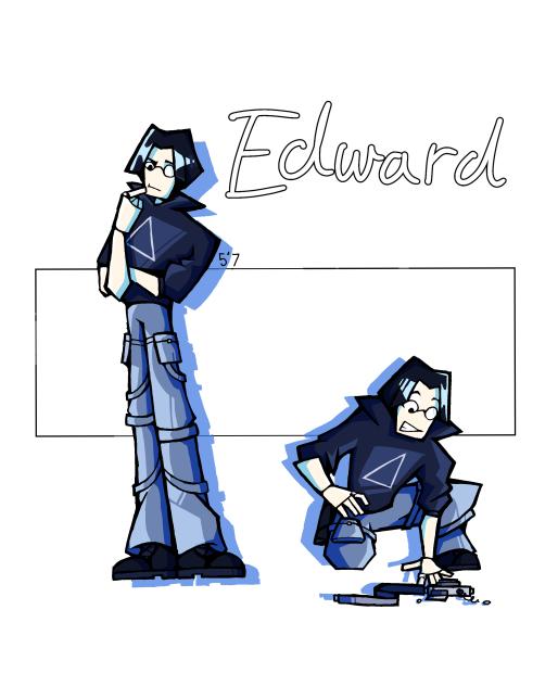 Edward - OC ref sheet - ibisPaint