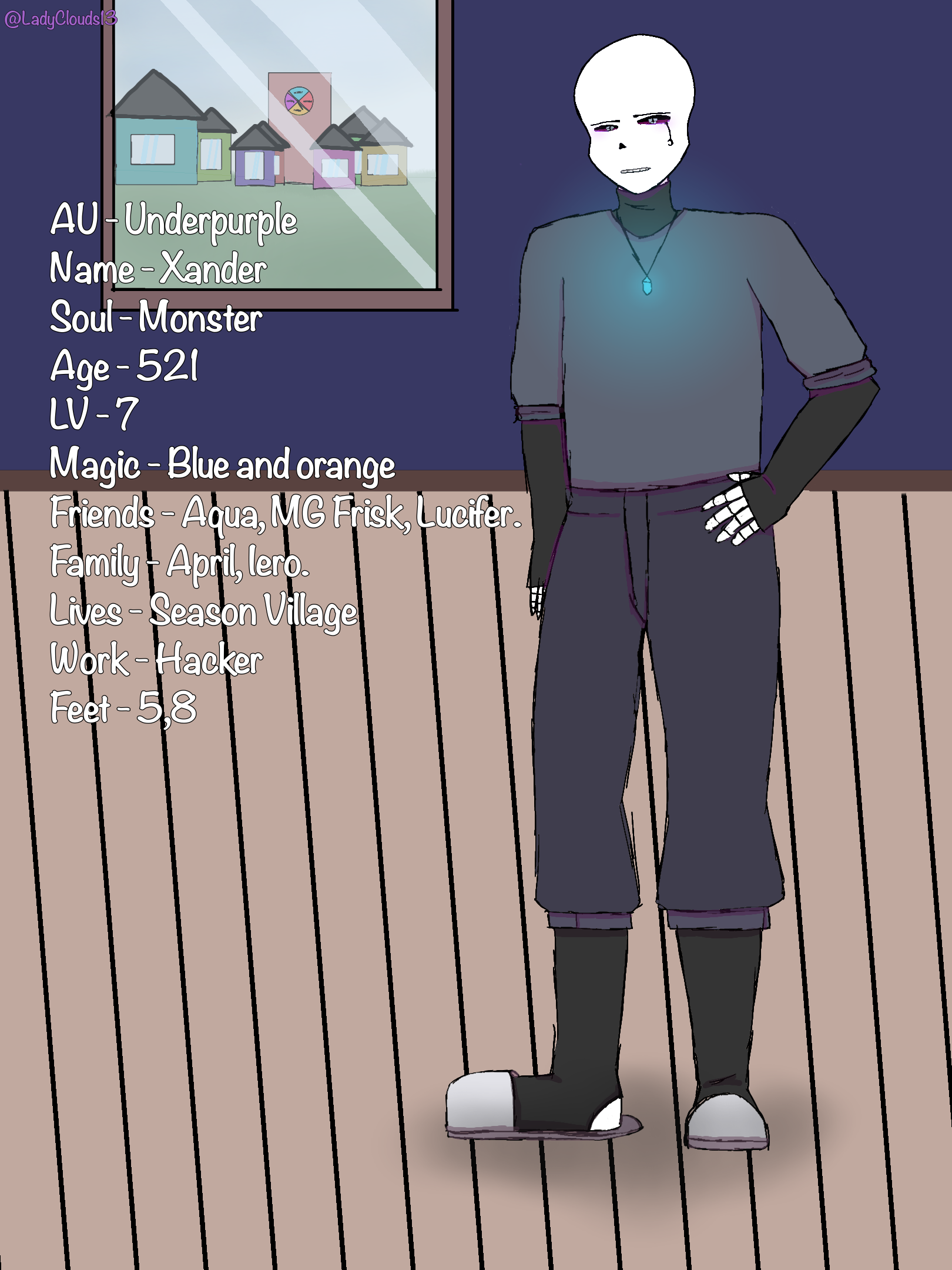 Underpurple Xander third brother oldest - ibisPaint