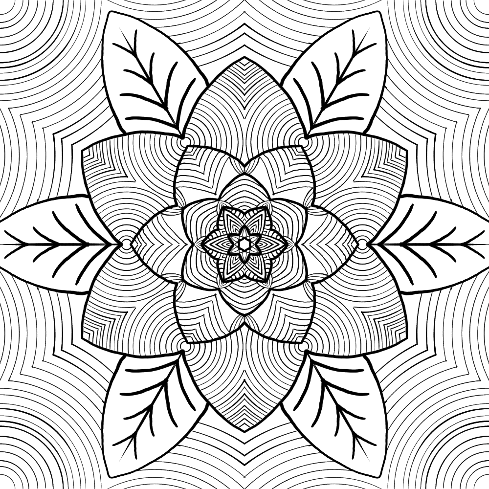 Mandala Flower 5 - ibisPaint