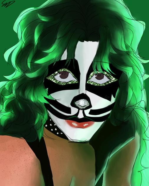 The Catman drawing - ibisPaint