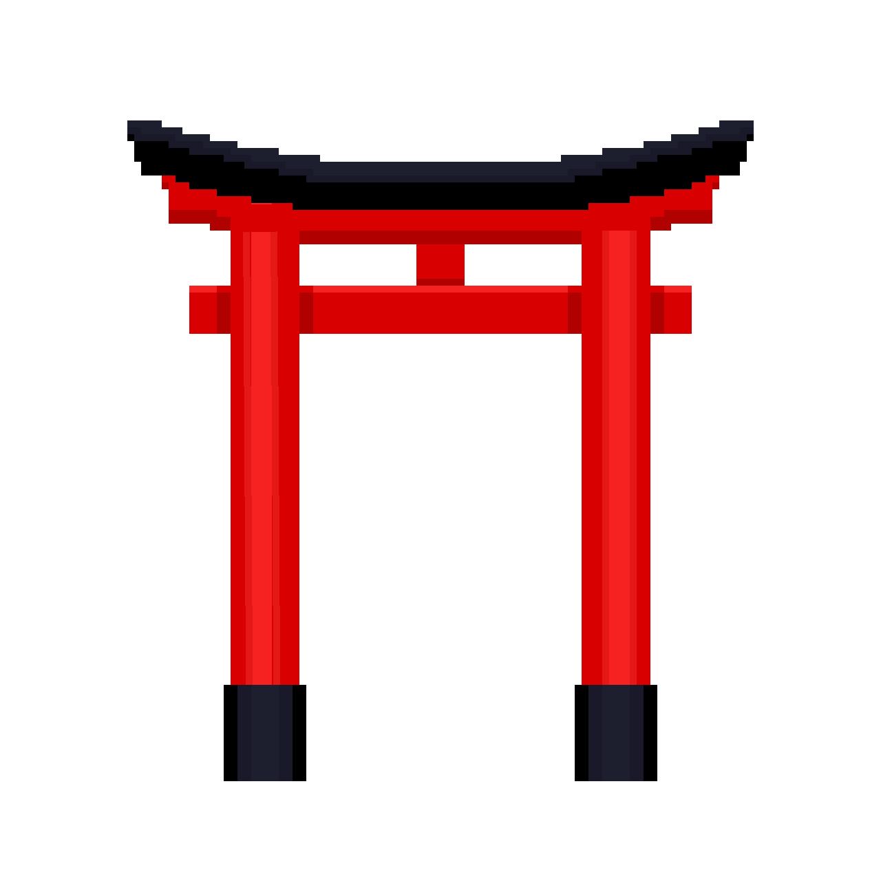Torii gate (pixel) - ibisPaint