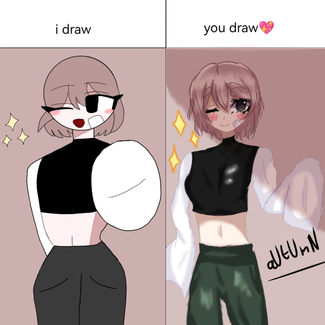 I draw you draw (Collab) - ibisPaint
