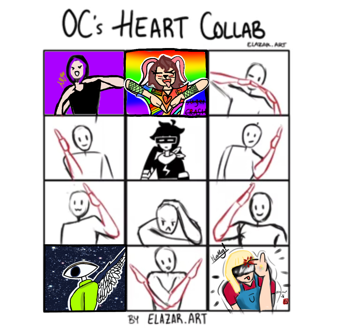 OC Heart collab - ibisPaint