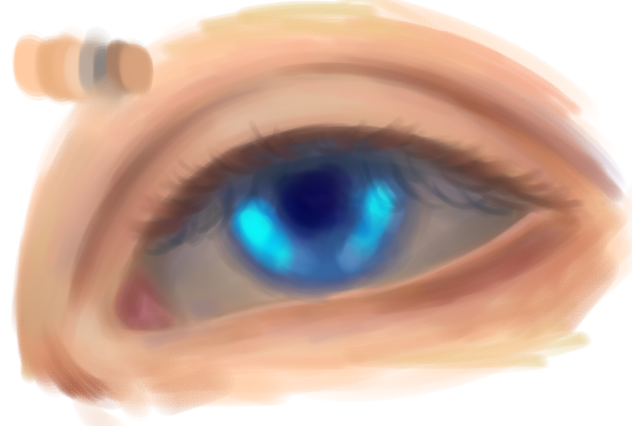 blue eye - ibisPaint