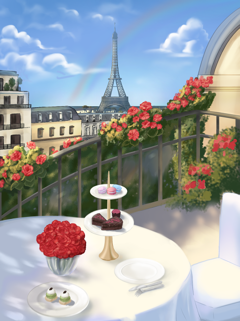 Paris view - ibisPaint