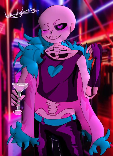 Love sans #undertale - ibisPaint