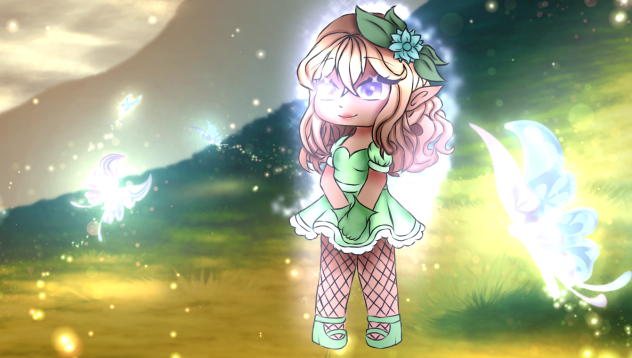 Full Elf Oc drawing - ibisPaint