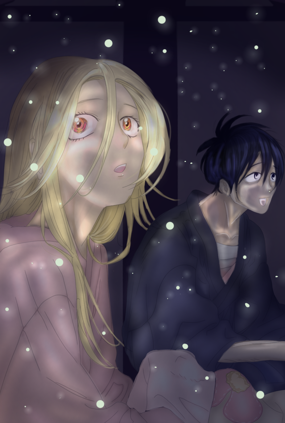 Hotaru No Yomeiri- Firefly scene - ibisPaint