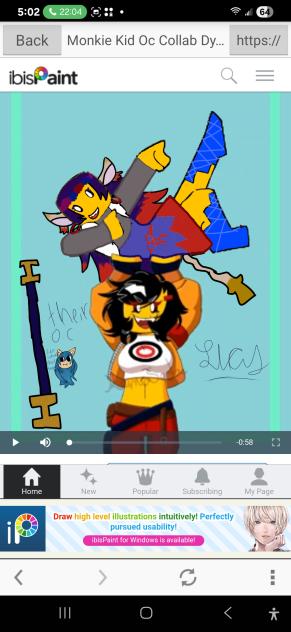 collab with idk - ibisPaint