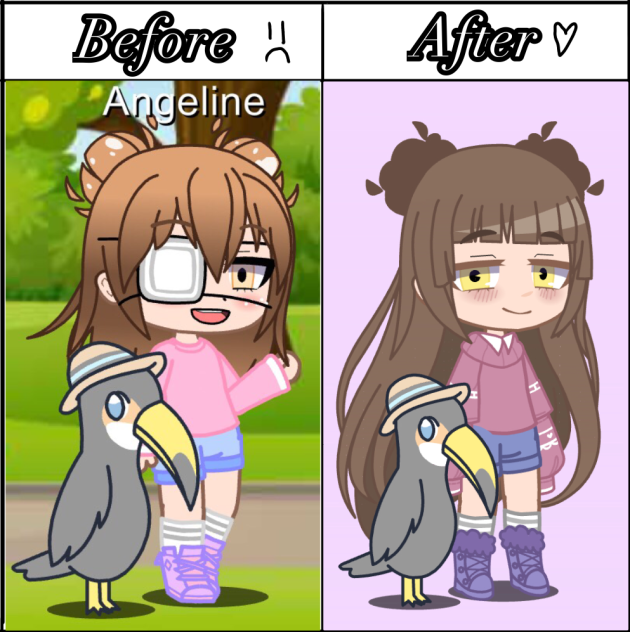 Before and After! 💕 (example) - ibisPaint