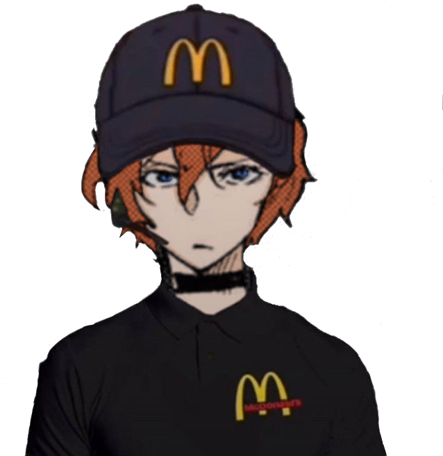 McDonald Chuuya coloured pfp - ibisPaint