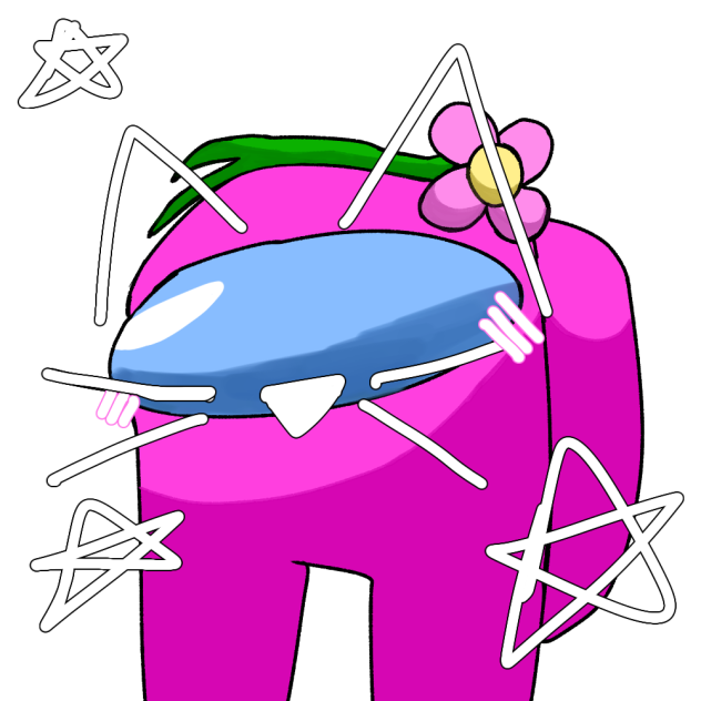 among us pink cat filter - ibisPaint