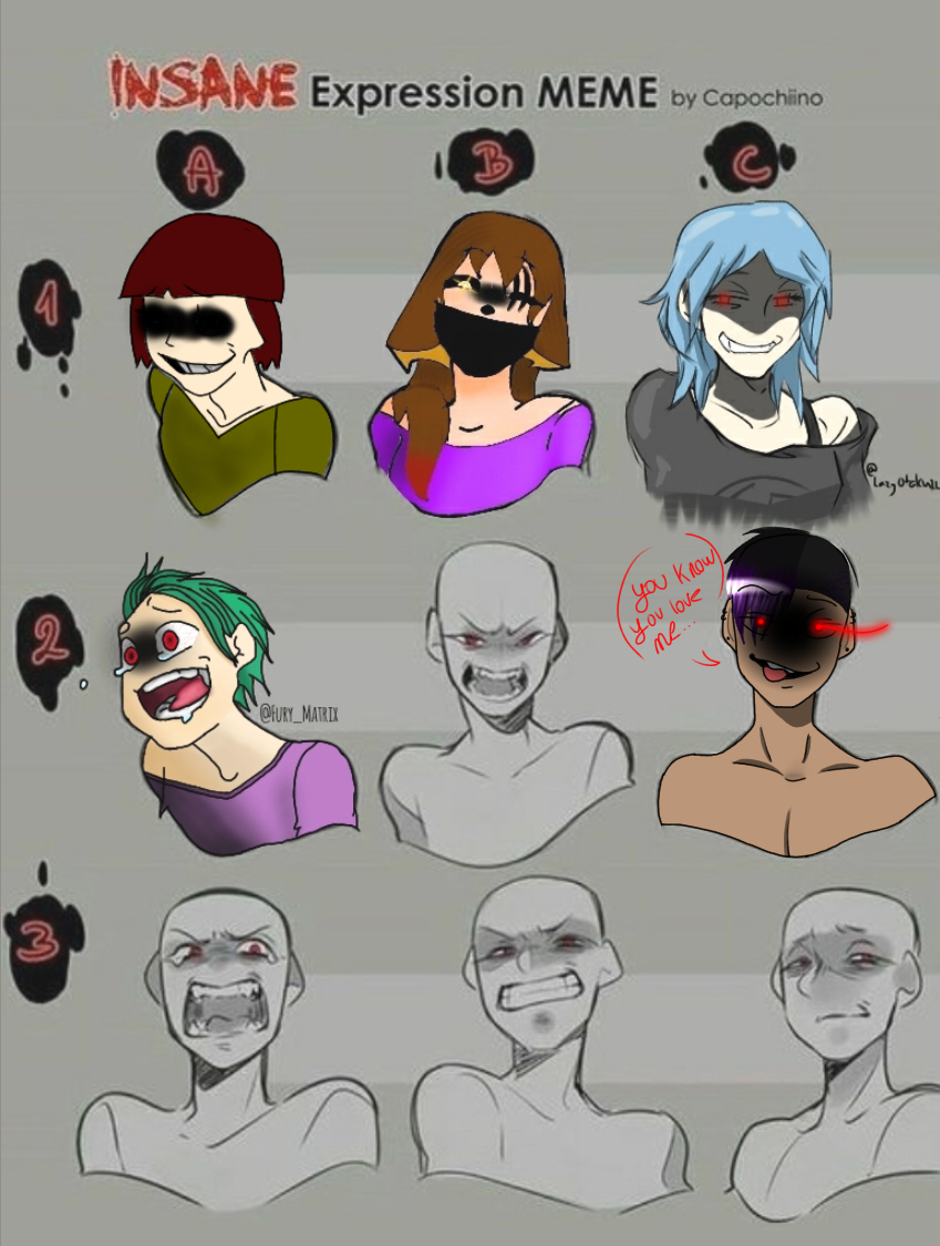 INSANE Expression MEME - ibisPaint