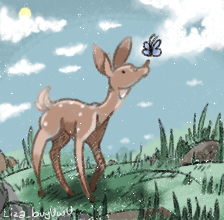 Cute deer - ibisPaint