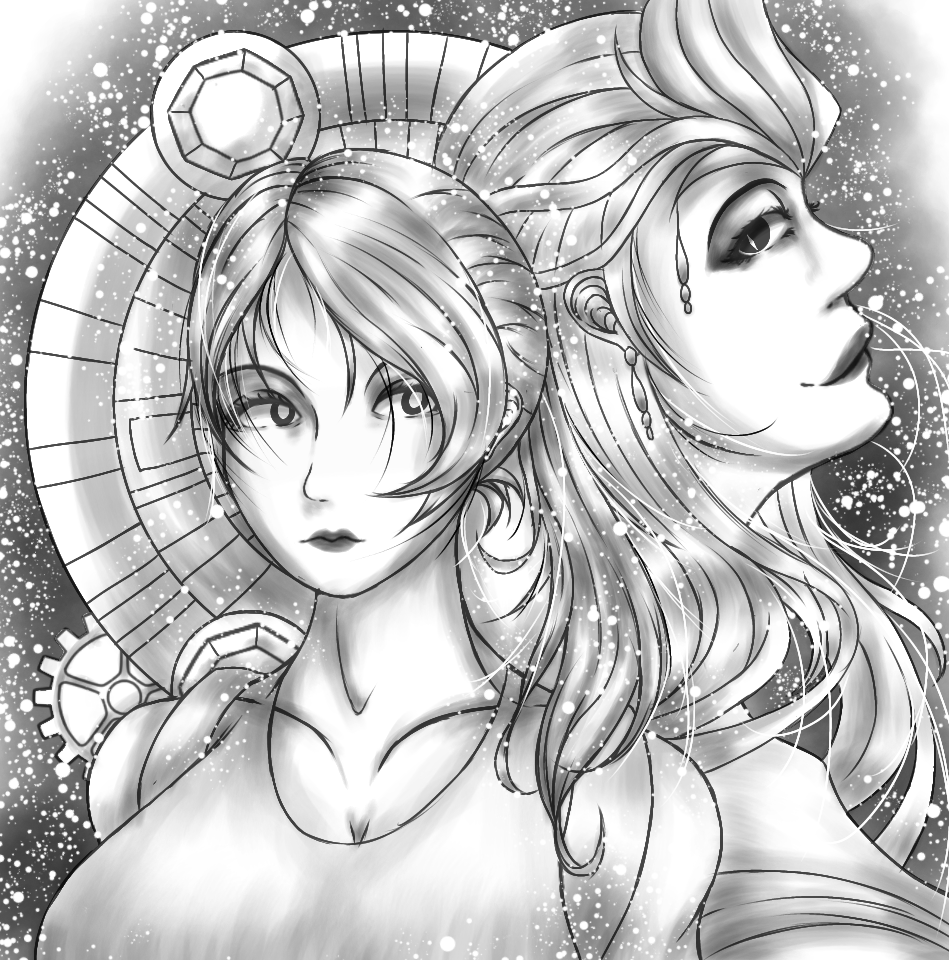 Lara Croft and Natla - ibisPaint