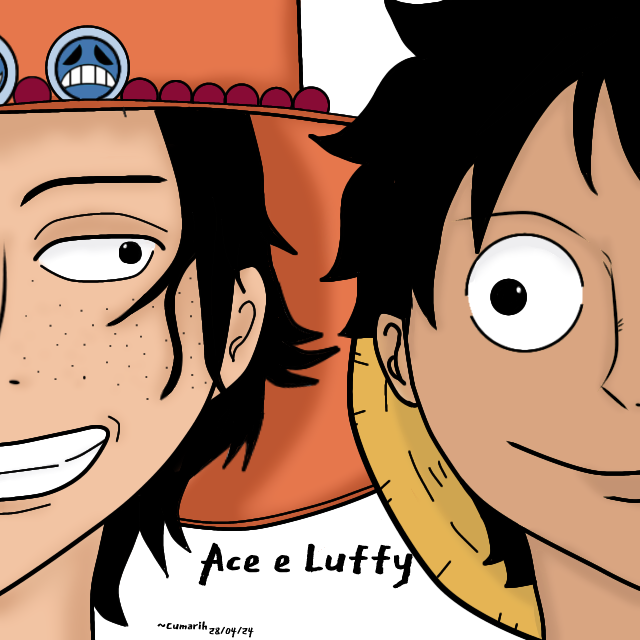 Ace e Luffy - ibisPaint