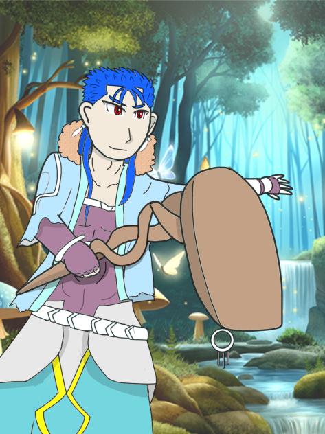 1406作目 ドルイドなクーフーリン - ibisPaint