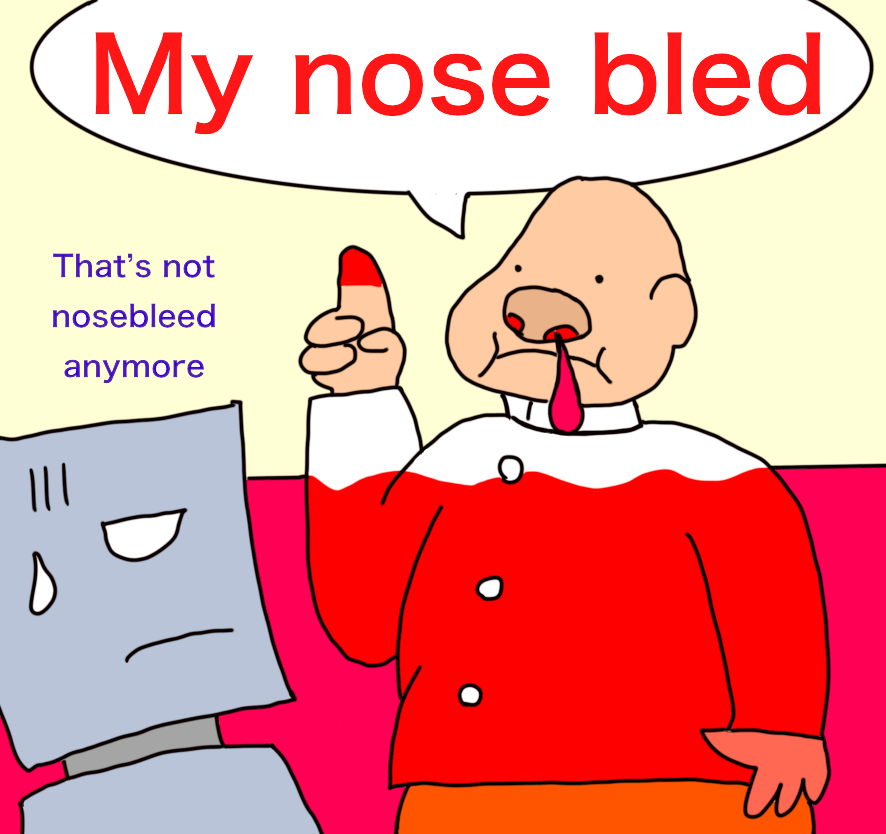 My nose bled - ibisPaint