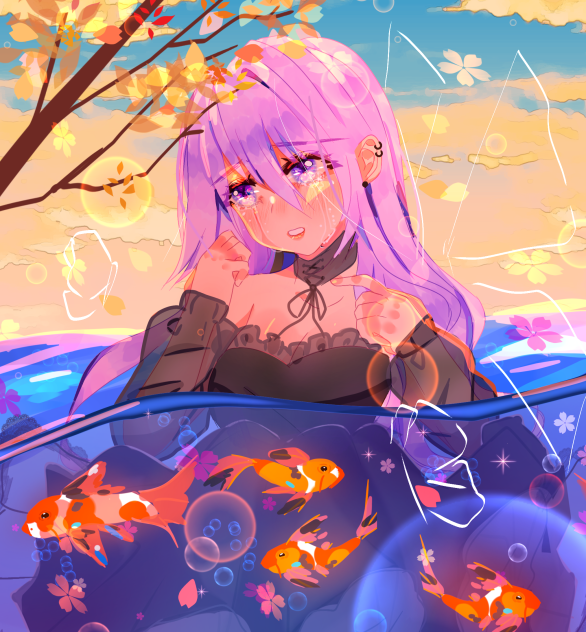 Crying waterfalls - ibisPaint