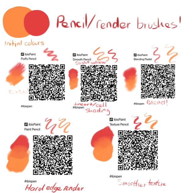 Pencil Render Brushes - ibisPaint