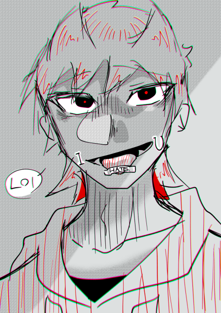 I hate you - ibisPaint