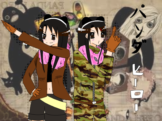 Hetane & Yanna - Panda Hero - ibisPaint