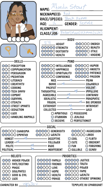 My Main Oc Sheet - ibisPaint