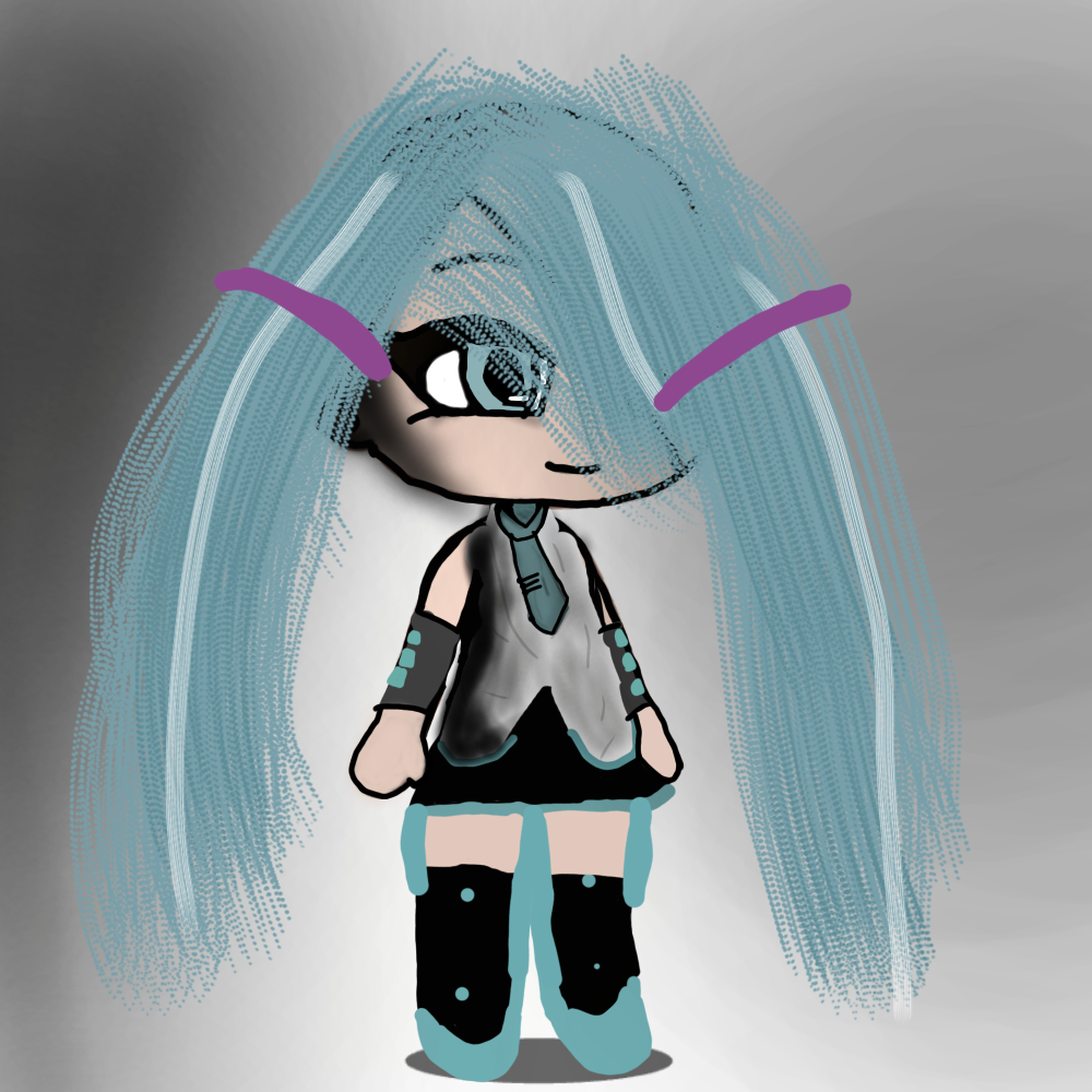 Hatsune Miku (Gacha life - ibisPaint