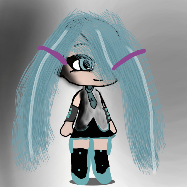 Hatsune Miku (Gacha life - ibisPaint