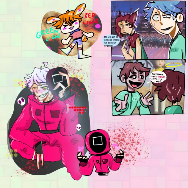 OCs in Squid Game 🤭 - ibisPaint